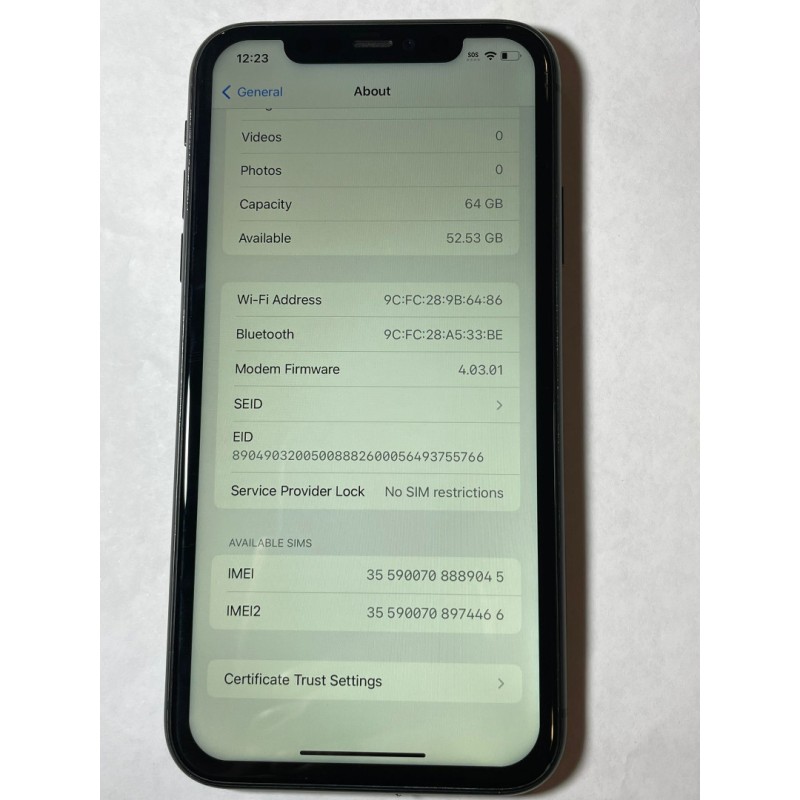 Apple iPhone 11 64GB - NFC Faulty | Phonebot